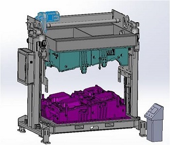 Floor carpet foaming carrier - 南通科卓机械设备有限公司